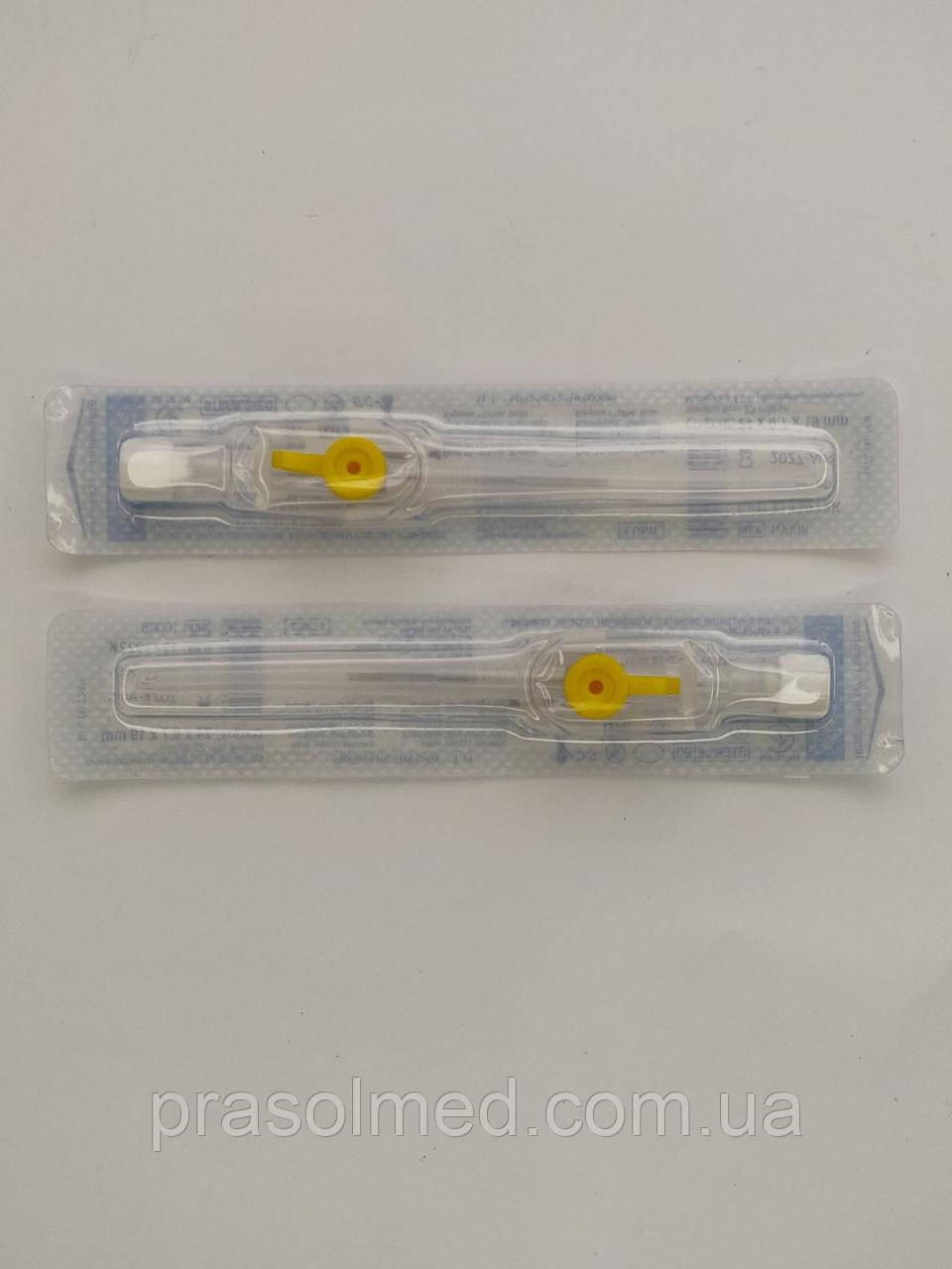 Купить Катетер (канюля) внутривенный 24G (0.7x19 мм) с инъекционным ...