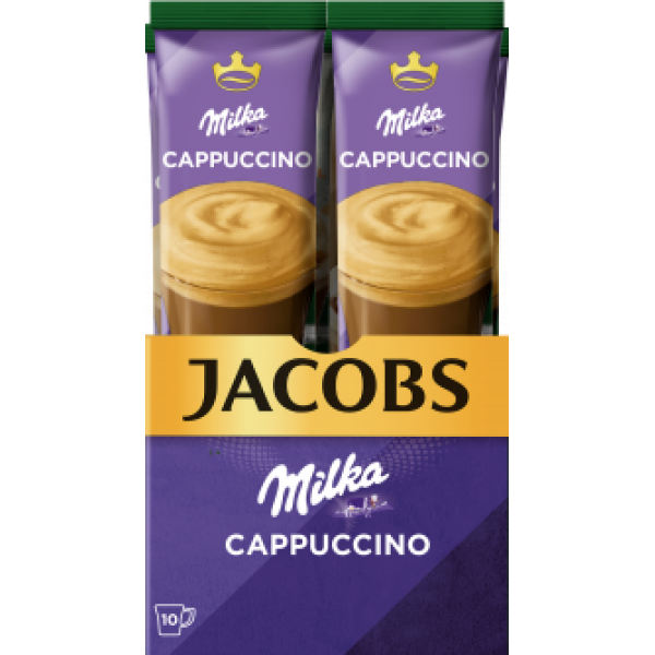 Купити Кавовий напій Jacobs Milka Cappuccino 10 x 18 грам, ціна 110 ...
