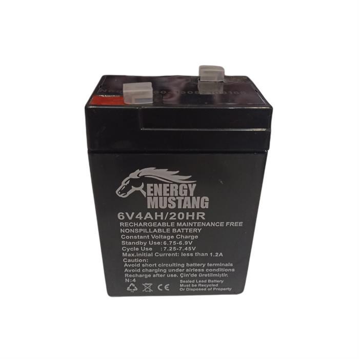 Акумуляторна батарея Energy Mustang 6V 4A , 20 HR для весов, фонарей ...