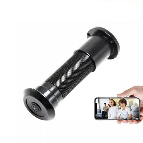 Охранная мини WiFi IP камера дверной глазок с ИК ночным видением HQcam ...
