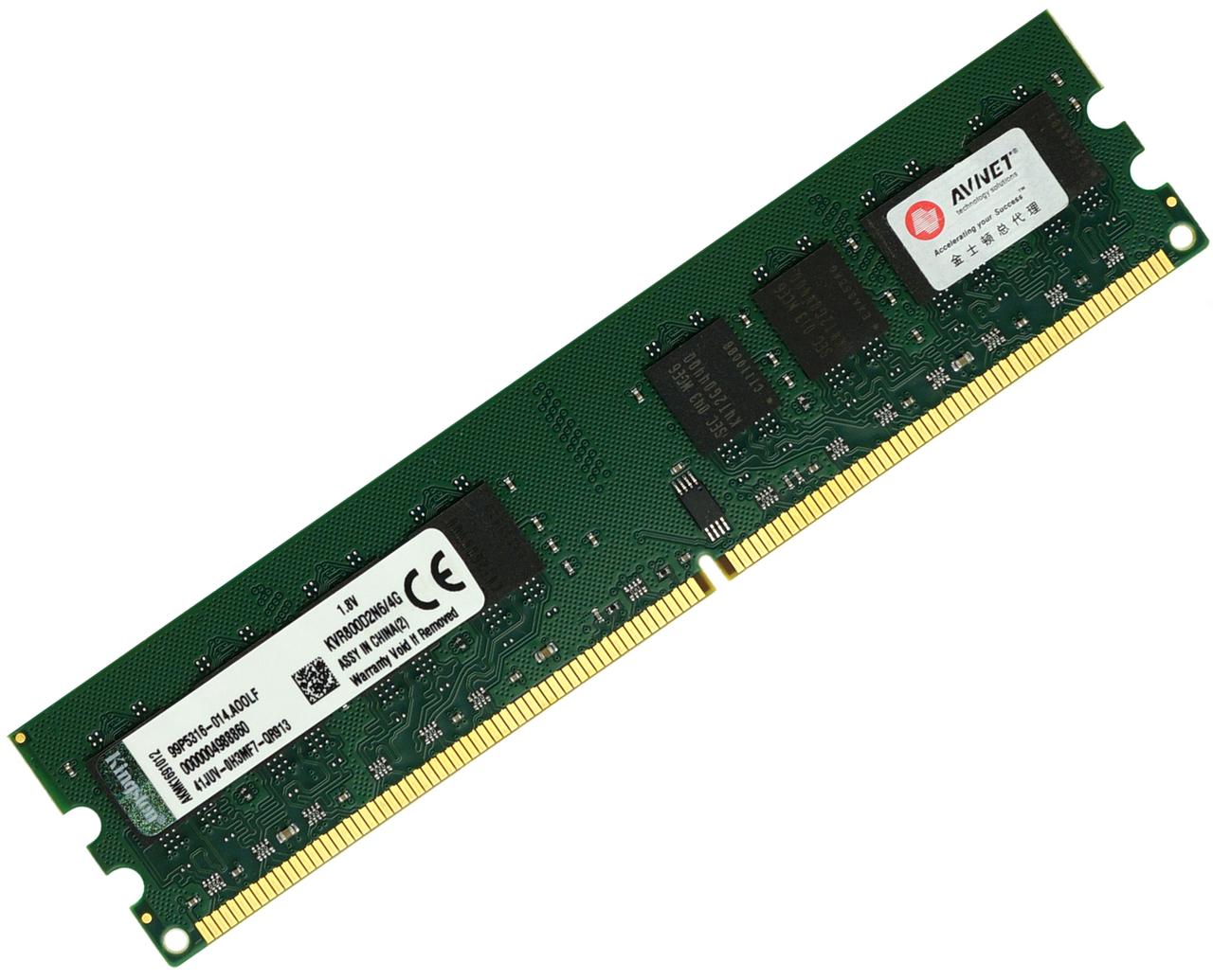 Оперативная память Ddr2 4gb Amd ДДР2 4 Гб 800mhz Kvr800d2n6 4g ОЗУ