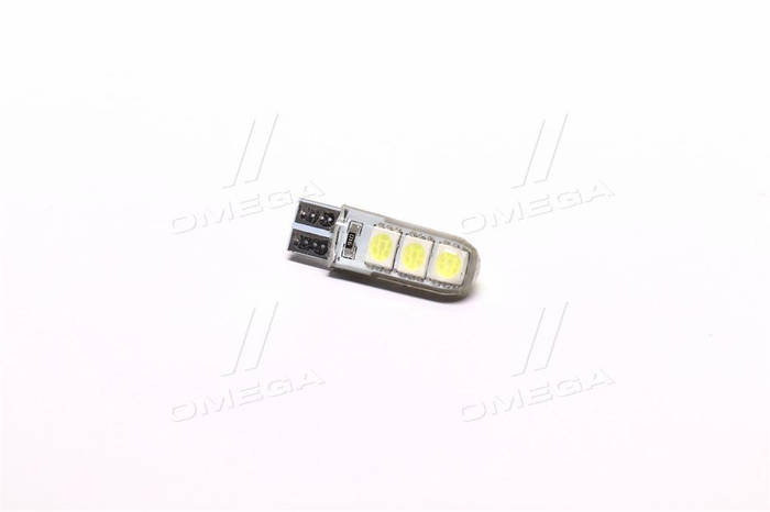 Купити Світлодіод Т10, б/ц, білий, W2, 1x9, 5d, 12V 6SMD 5050 Crystal ...