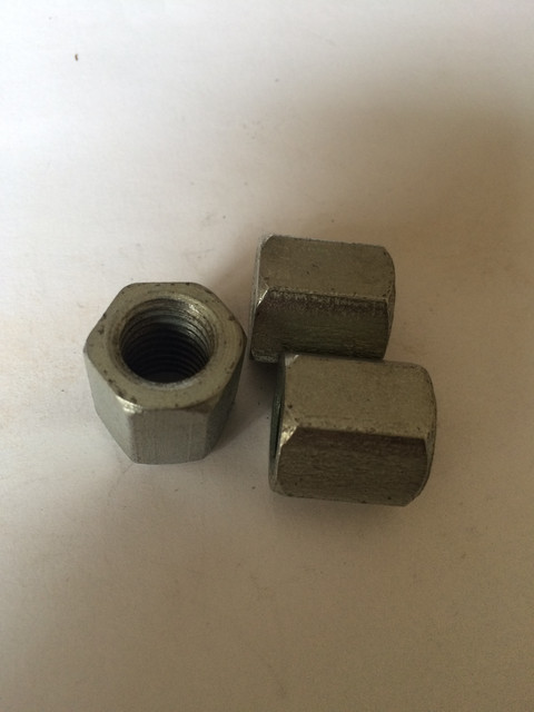 Гайка удлиненная DIN 6334 (переходная для шпильки)оцинкованная,черная ...