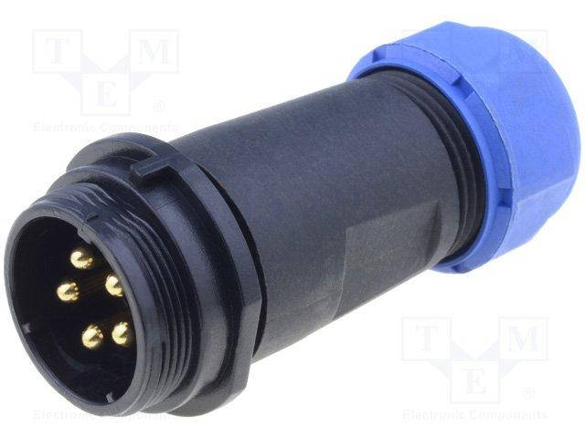 Купити SP2111/P5 SP21; вилка; штекерний; PIN: 5; IP68; 7÷12мм; паяння ...