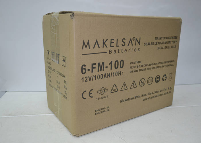 Купить Makelsan AGM 6-FM-100 12V 100AH, цена 9919 грн — Prom.ua (ID#1737520285)