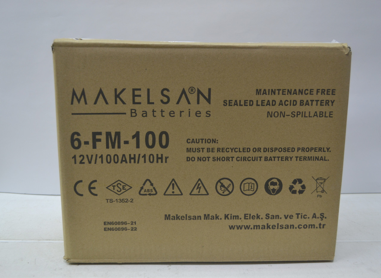 Купить Makelsan AGM 6-FM-100 12V 100AH, цена 9919 грн — Prom.ua (ID#1737520285)