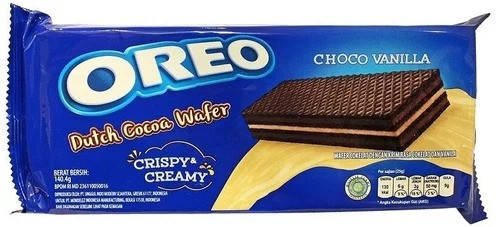 Купить Вафля Oreo Crispy Creamy Choco Dutch Cocoa Wafer Vanilla 140g ...