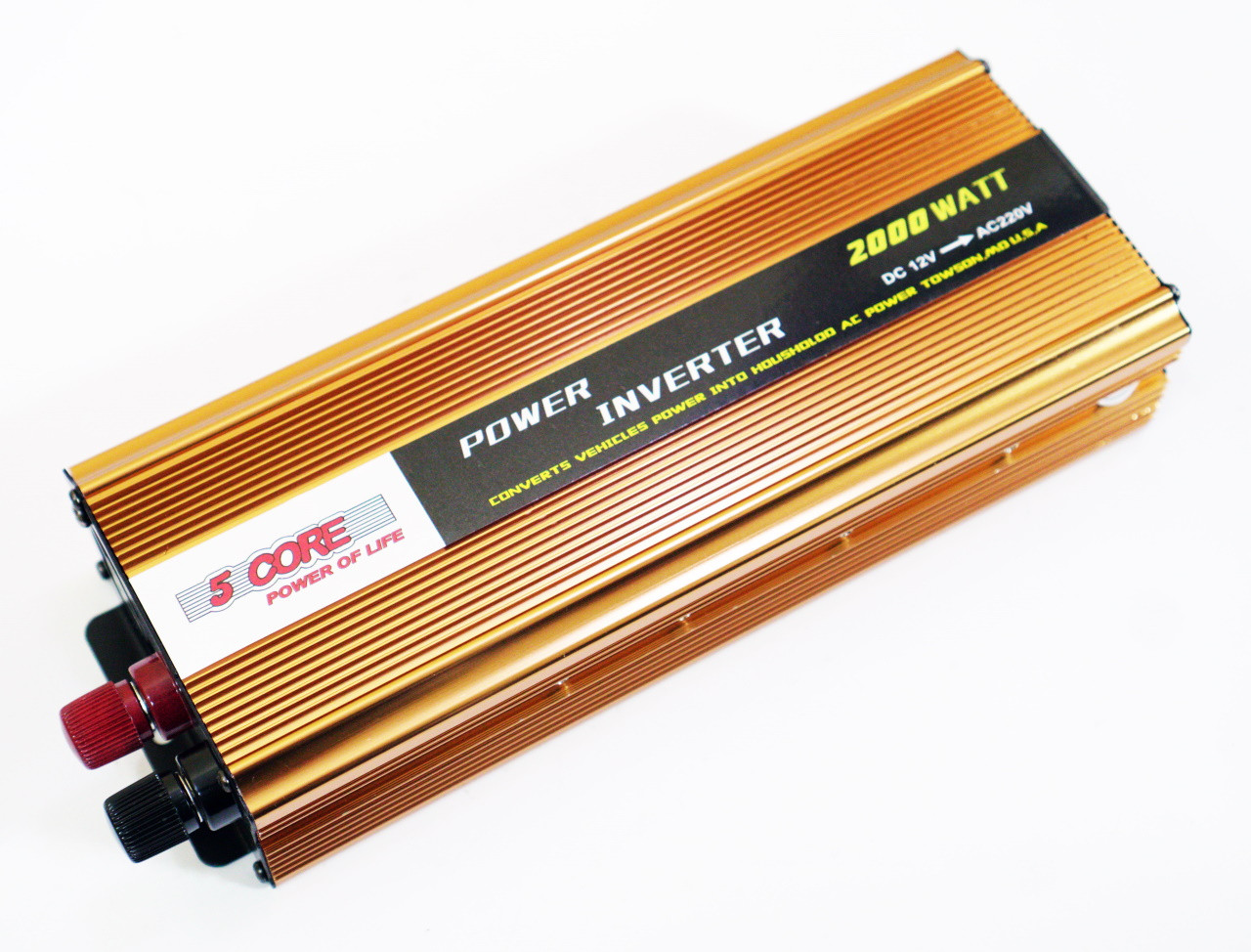12V в 220V 2000W Преобразователь напряжения 5 Core мощный автомобильный ...