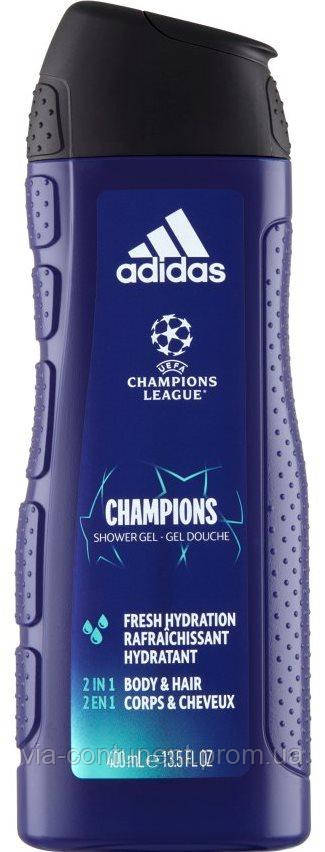 Купить Гель для душа чоловічий Adidas UEFA Champions League 2in1 400 мл ...