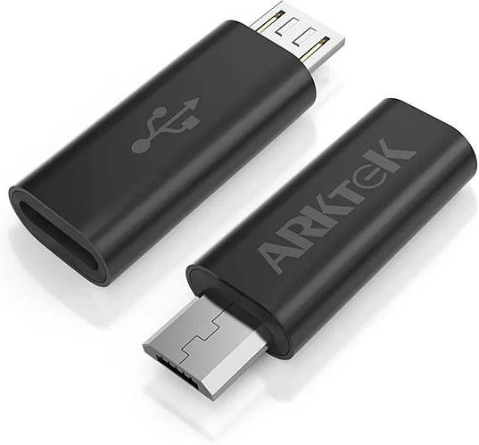 Купити Адаптер ARKTEK USB-C - адаптер USB Type C (гніздо) Micro USB ...