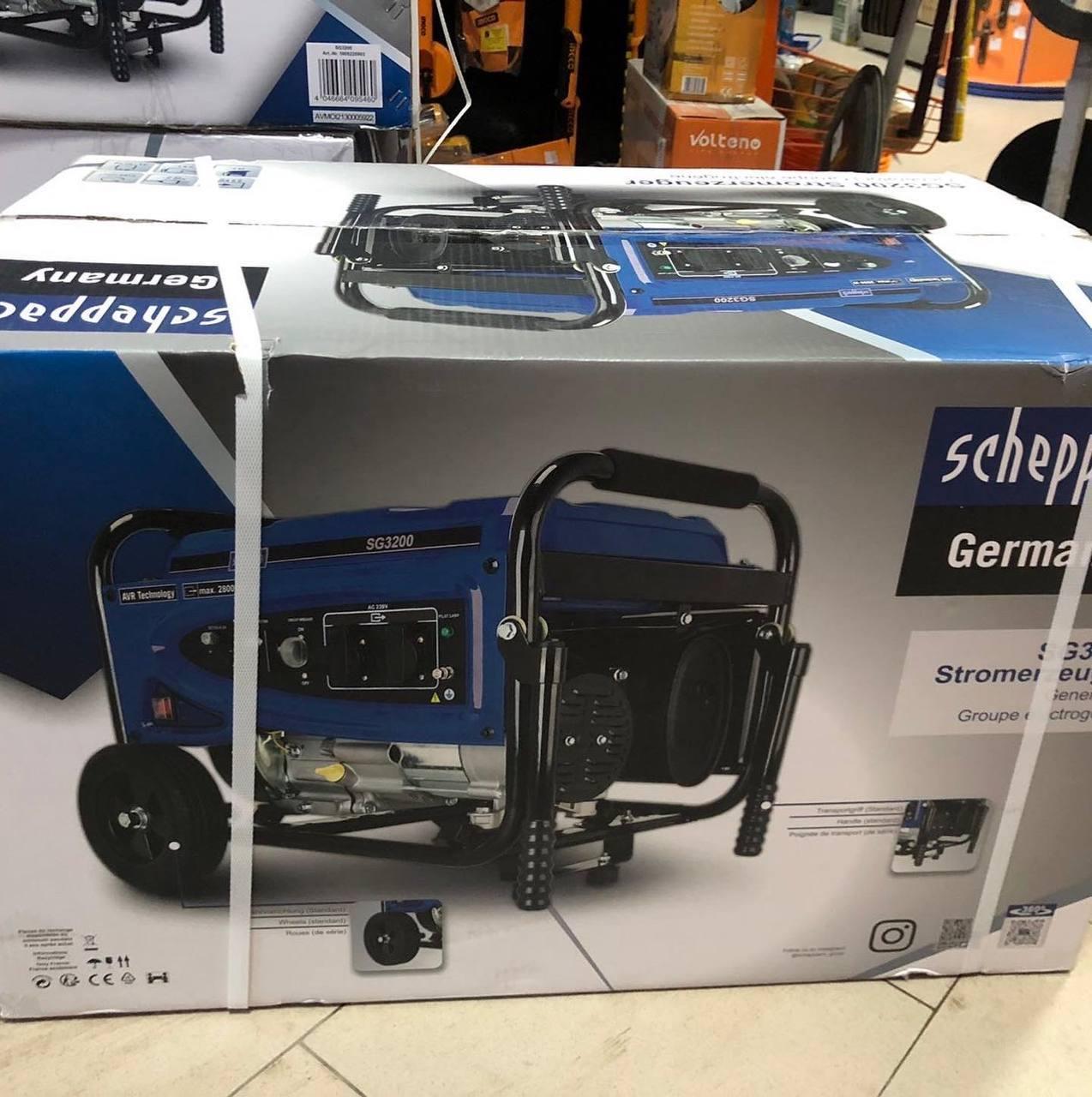 Купить Генератор бензиновий Scheppach Sg3200x 2 8кВт цена 21960