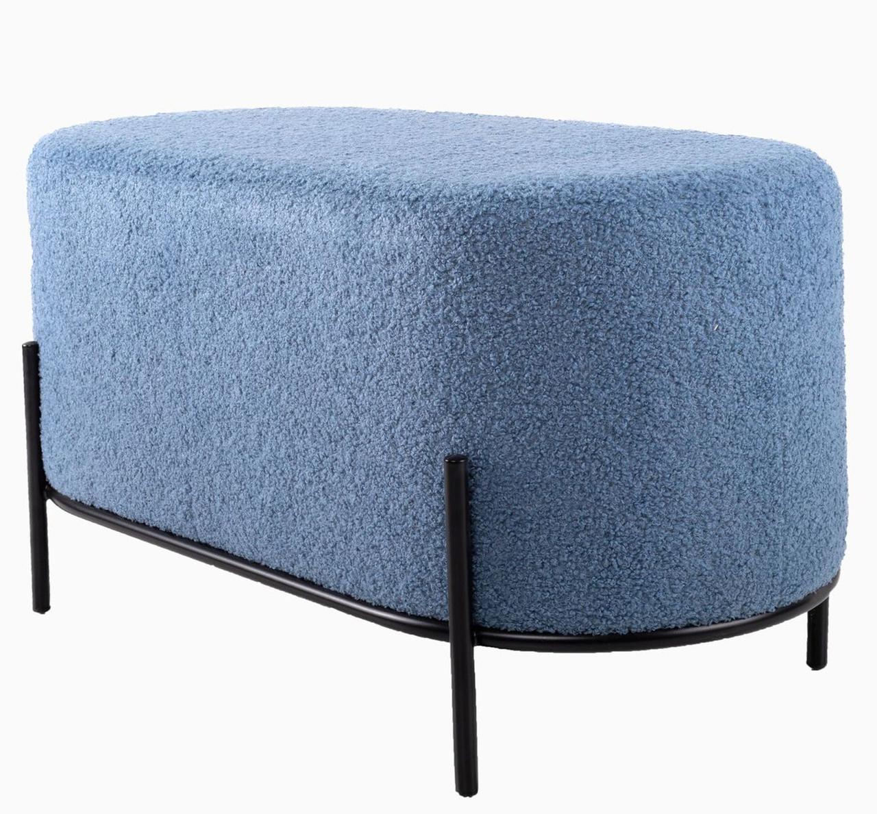 Пуф овальный длинный на ножках для офисов, ресторанов, магазинов ...