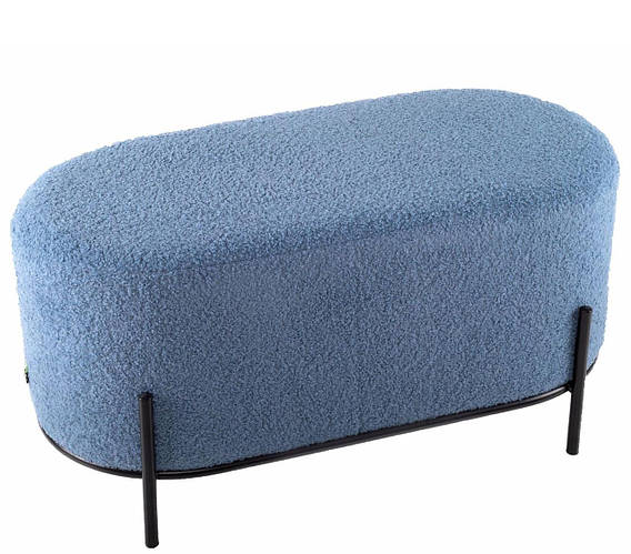 Пуф овальный длинный на ножках для офисов, ресторанов, магазинов ...