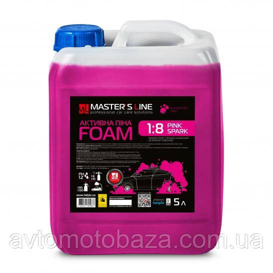 Активная пена цветная HELPIX Pink Spark 5 л (конц. 1:8-10) (ID#1738577246), цена: 1199 ₴, купить ...