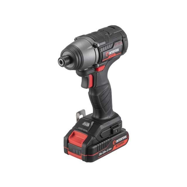 Шуруповерт Аккумуляторный Intertool - 20 В X 2 Ач Li-Ion Brushless ...