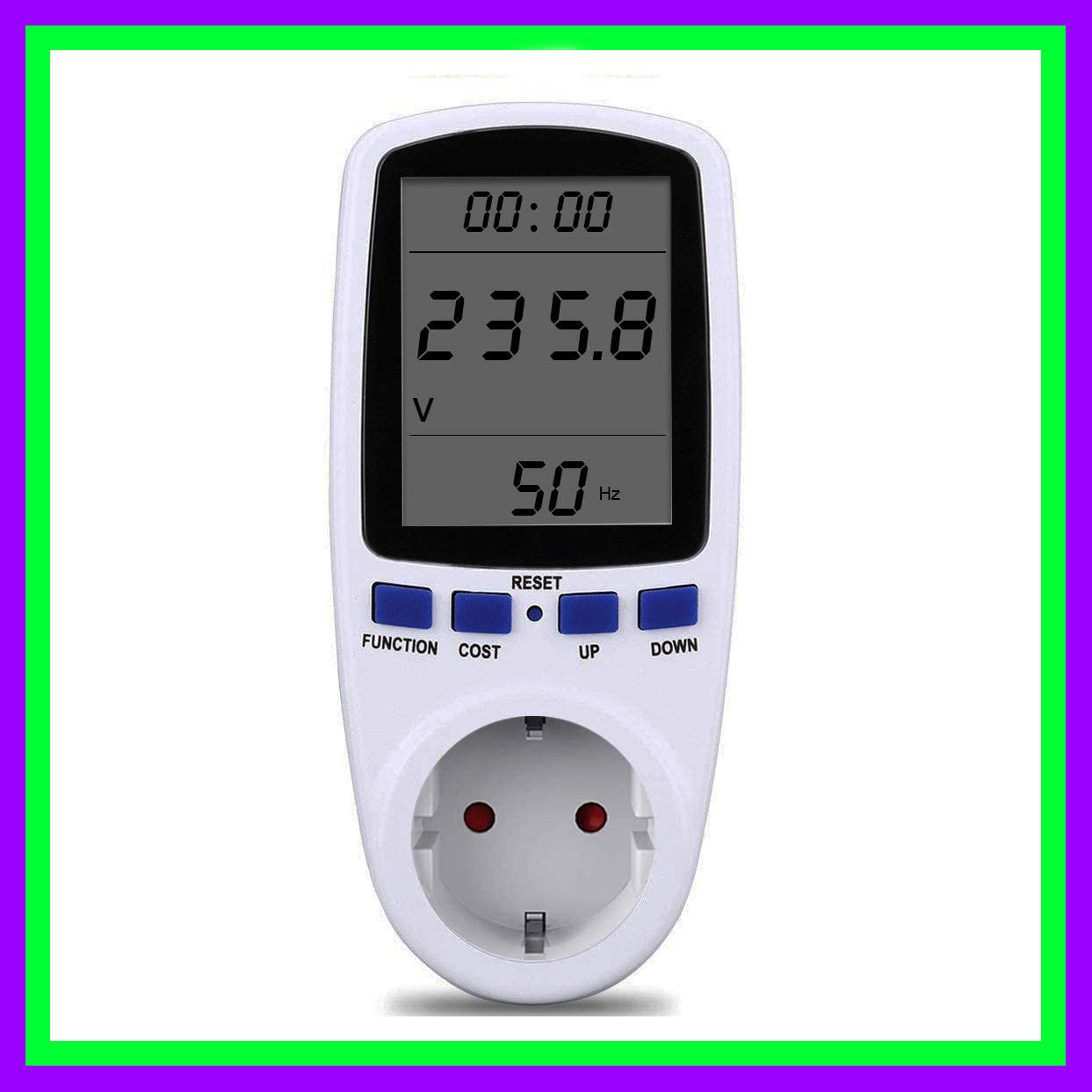 Розетка ваттметр, счетчик 3.68 кВт WHITE, цена 699 грн — Prom.ua (ID ...