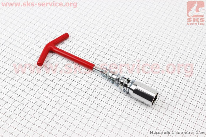 Купить Ключ свечной для 2Т - 21mm (c длинной поворотной рукояткой ...