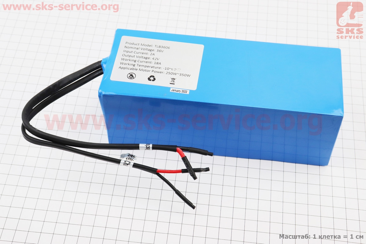 Аккумулятор 36V 6Аh 18A TLB3606 Li-ion (L200*W75*H70mm), 2022 — Купить ...