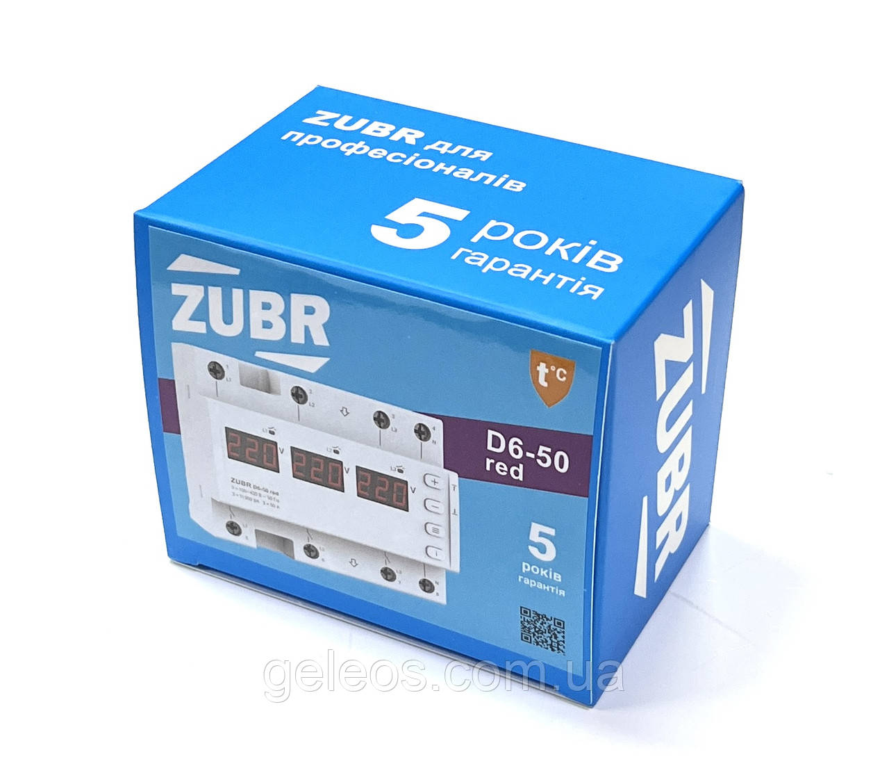 Реле напряжения трехфазное Zubr D6-50 red с термозщитой, цена 2800 грн — Prom.ua (ID#1738035953)