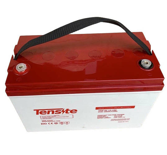Аккумулятор гелевый Tensite AGM 12V 100ah для инверторов и солнечных ...