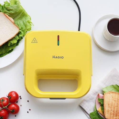 Купить Бутербродница Magio Электрическая Бутербродница с антипригарным ...