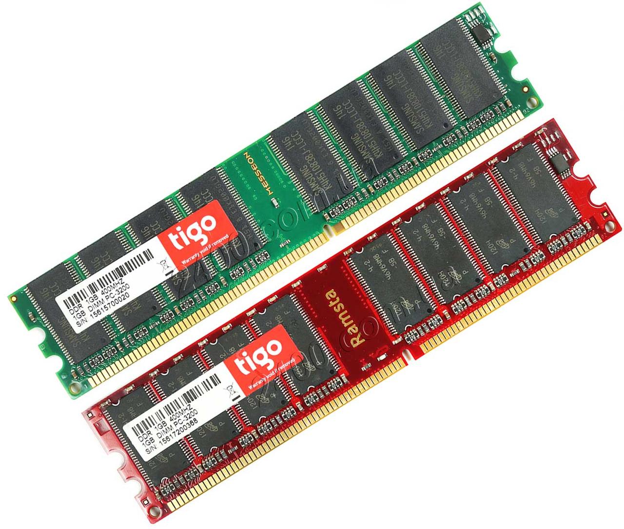 Оперативна пам'ять DDR 1Gb (1024MB) 400/333/256 MHz універсальна, для ...