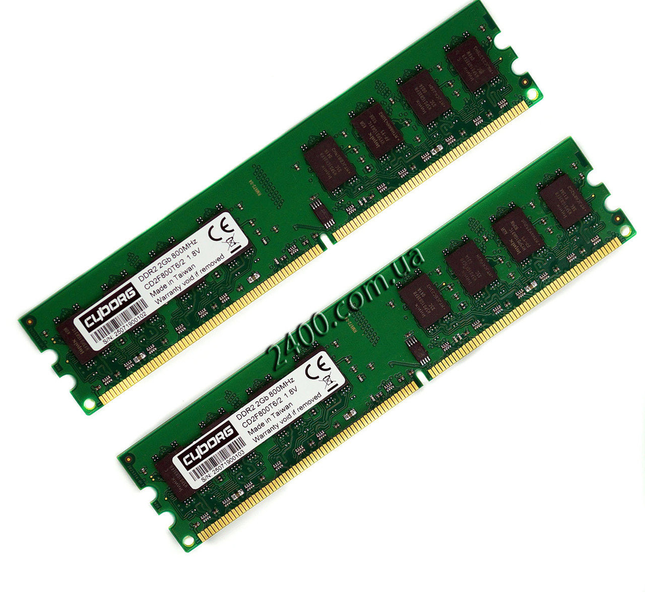 Память Ddr2 4gb 800mhz Kit 2 Х 2gb Оперативная Intel и Amd ДДР2 4 Гб