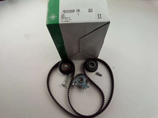 Ремень ГРМ+ролики Astra/Corsa 1.4,1.6 16V , INA (530 0078 10) (5636419 ...