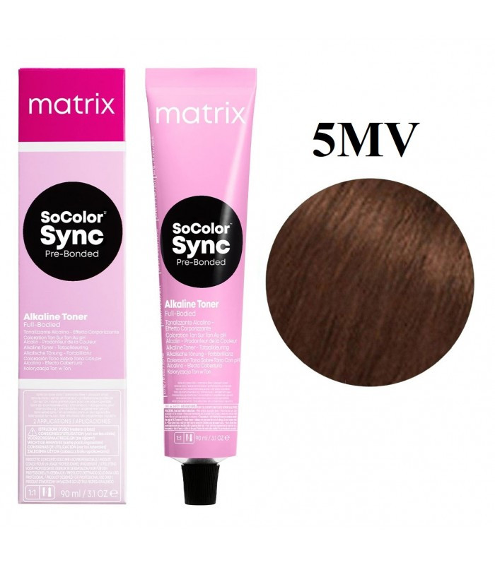 Купить Крем-фарба без аміаку Matrix Color Sync 5MV - Світлий шатен ...