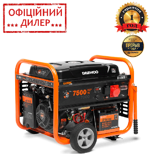 Бензиновый генератор с электростартером DAEWOO GDA 8500E-3 (7 кВт) для ...