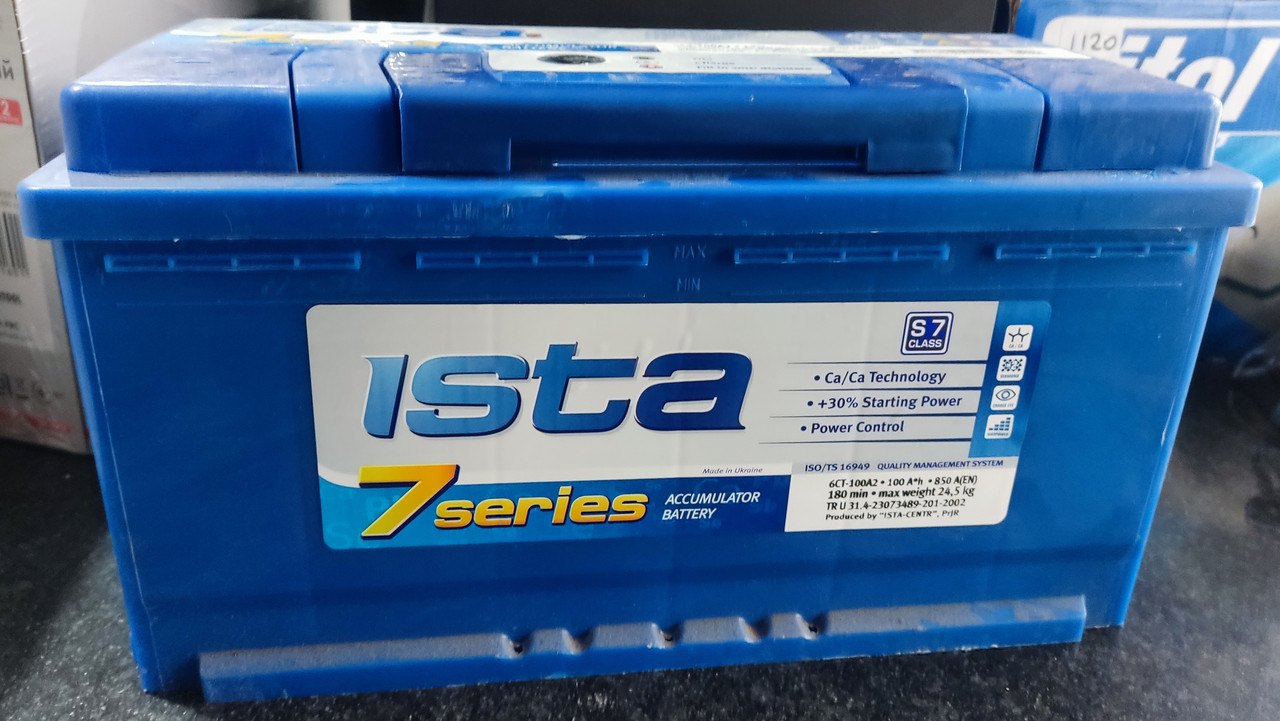 Аккумулятор 100Ah 850A Ista Правый+ — Купить Недорого на Bigl.ua (1739527491)