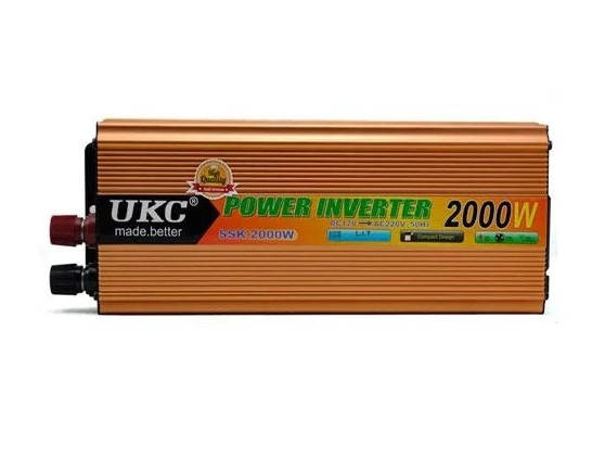 Автомобильный преобразователь напряжения AC/DC UKC SSK-2000W/220В + USB Инвертор, цена 2399 грн ...