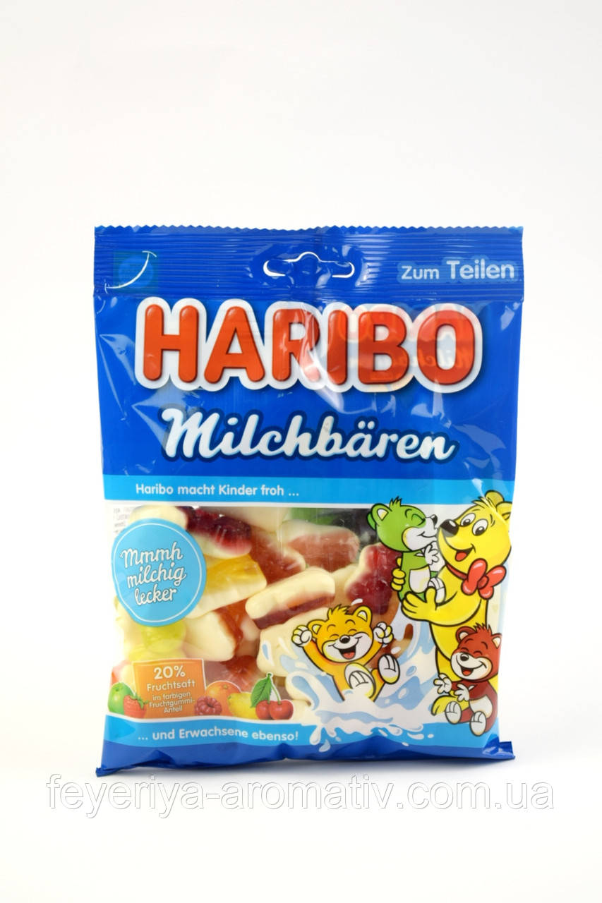 Купить Желейные конфеты Haribo Milchbären 160 г Германия, цена 60 ...