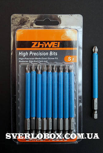 Купить Бита ZHIWEI PH2 х 90 мм, цена 23.50 грн — Prom.ua (ID#1159637035)