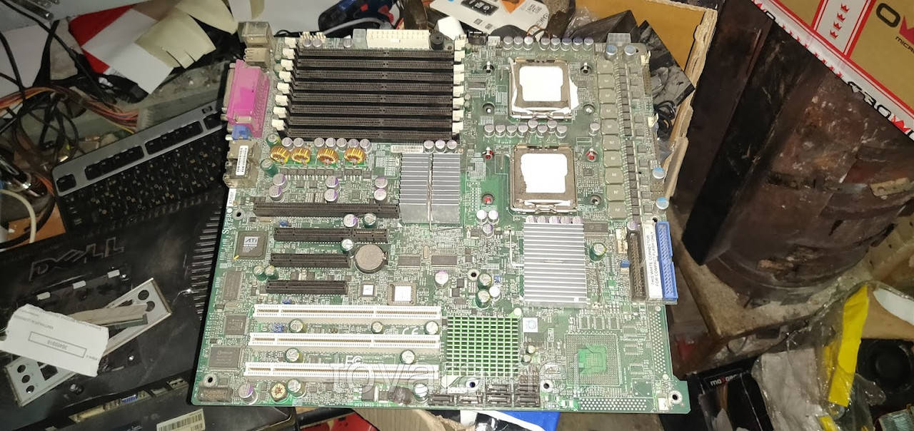 Мат. Плата SuperMicro X7DBE Dual LGA771 I5000P SVGA+2xGbL 3PCI-X SATA ...
