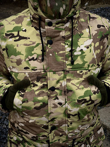 Купити Зимова парка бушлат камуфляжна мультикам тактична (-25°C) тепла ...