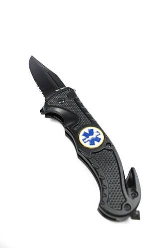 Купить Нож боевой карманный Rescue ВСУ (ЗСУ) 15323000 8934 20 см черный ...