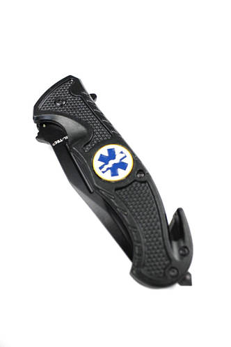 Купить Нож боевой карманный Rescue ВСУ (ЗСУ) 15323000 8934 20 см черный ...