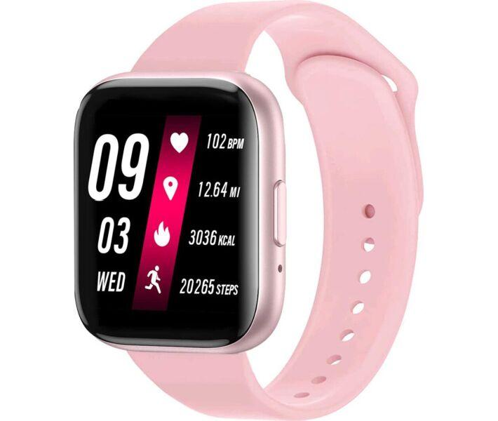 Смарт-часы Smartwatch T99s Розовые (два Сменных Браслета) Звонки, Пульс ...