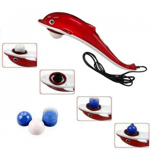 Вибромассажер Дельфин Dolphin Hammer Infrared Massager MaxTop Красный ...
