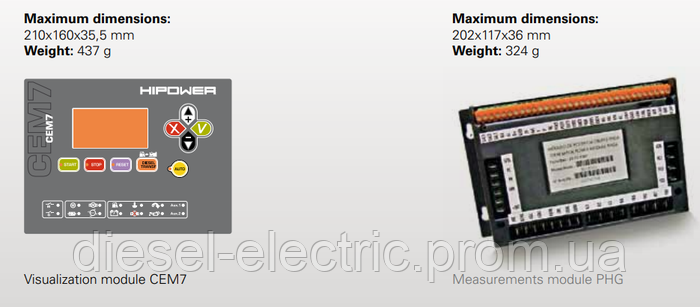 Контролер дизельного генератора HIPOWER CEM7, цена — Prom.ua (ID ...