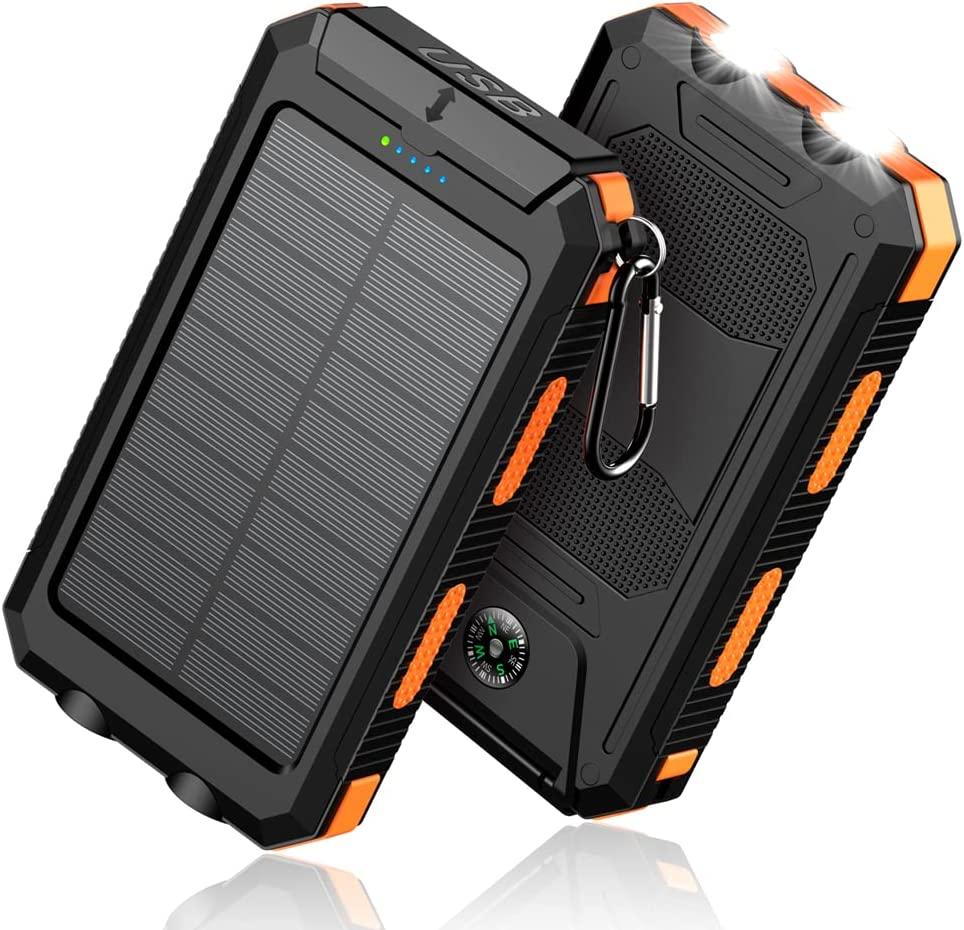 Повербанк power bank Solarr на 8000 mAh вбудований світлодіодний ...