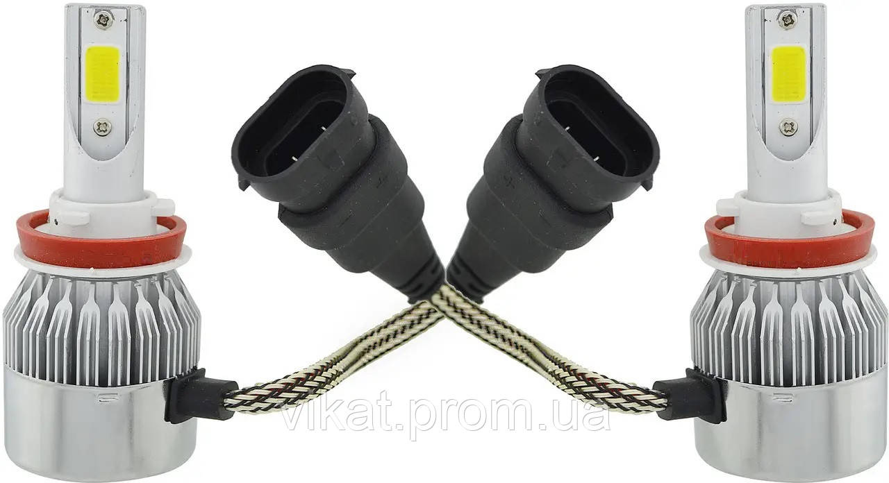 Автомобильные Светодиодные LED Лампы RIAS C6 H11 36W 6000K (3_00369 ...
