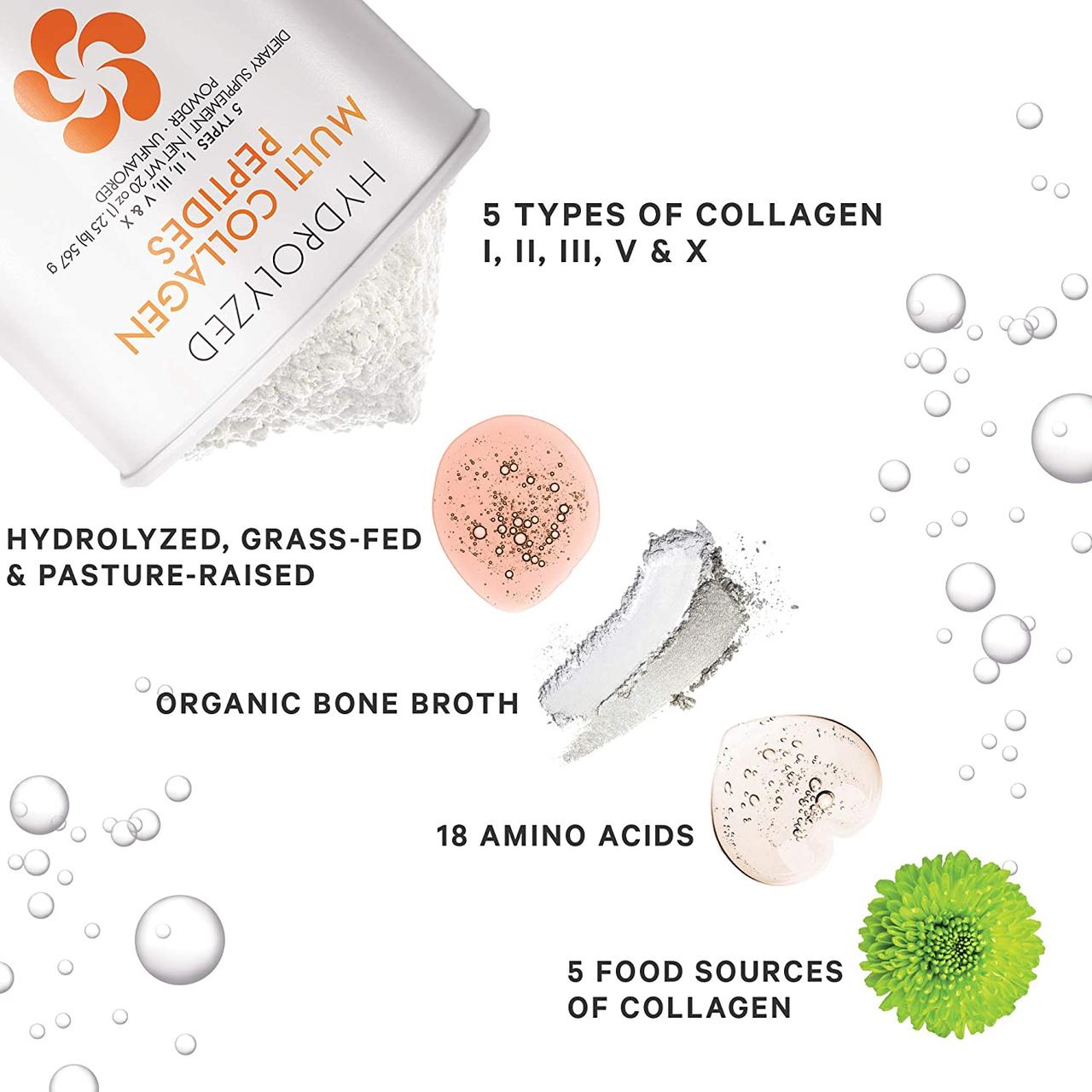 CodeAge Hydrolyzed Multi Collagen Peptides / Пептиди колагену 5 типів + 18 амінокислот 567 г ...