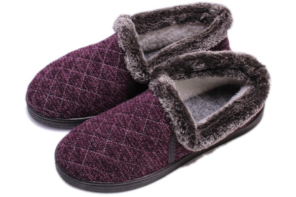 Купить Тапочки женские с задником на овчине Бабуши теплые домашние ...