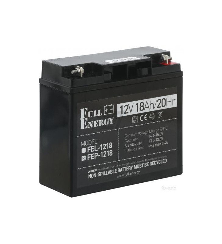Аккумулятор 12В 7 Ач для ИБП Full Energy FEP-127, цена 2706 грн — Prom ...