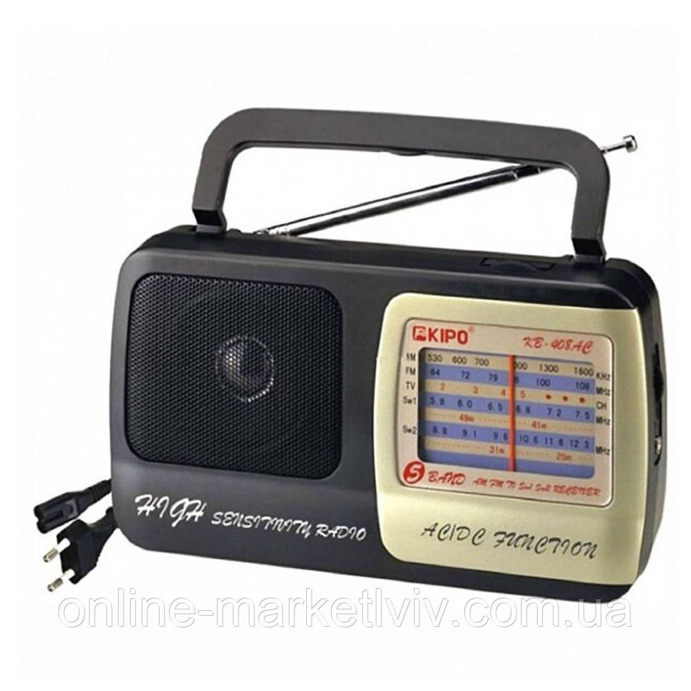Купить Портативный радиоприемник на батарейках Kipo KB-408 / FM радио ...