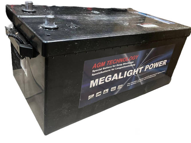 Купити Батарея акумуляторна Megalight Power (AGM) 230Ah 12V гелева ...