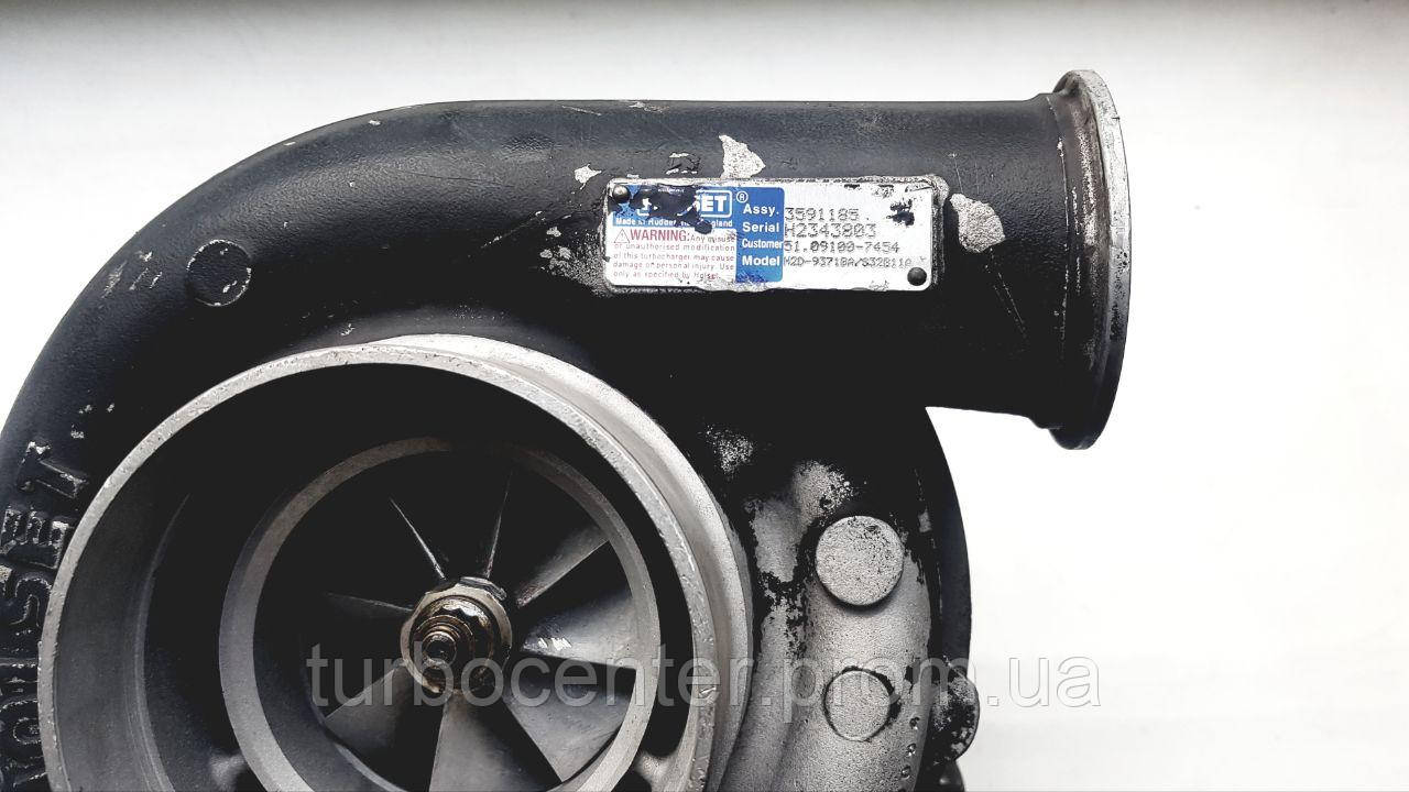 Турбокомпрессор Восстановленный 3591185 MAN F2000 D2876LF — Купить ...