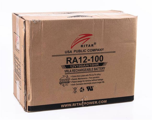 Акумуляторна батарея Ritar 12V 100AH (RA12-100) AGM, ціна 10499 грн ...